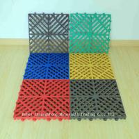 China 2.8mm  Plastic Grating Flooring Bathroom Plastic Floor  395mm Width for sale