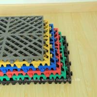 China Outdoor Non Slip Plastic Interlocking Floor By Plastic Injection Molding for sale