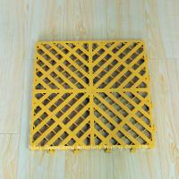 China 3.9mm Plastic Interlocking Floor  Car Wash Grille Floor  400mm*10mm for sale