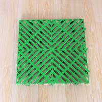 China 2.8mm  Plastic Grating Flooring Bathroom Plastic Floor  395mm Width for sale