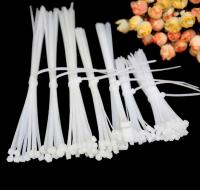China 5 Series  Self Locking Cable Ties White Nylon Zip  Tie Soft Touch for sale