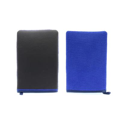 China Blue Car Detailing Clay Mitt Pro 2-Sided Microfiber for Auto Cleaning for sale