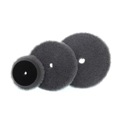 China Grey Wool Heavy Cutting Buffing Wool Pad 3 5 6 Inch for Auto Detailing Car Polishing for sale