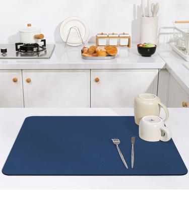 China Customized Quick-Drying Dish Mat with Multi-Functional Water Absorbent Properties for sale