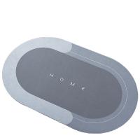 China Non Slip Rectangle Desk Diatomic Mat MACHINE MADE Diatomaceous Earth Bath Mat for sale