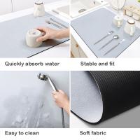 China Super Rapid Drying Non-Slip Kitchen Mat 30x40cm Rectangle Shape with Super Absorbency for sale