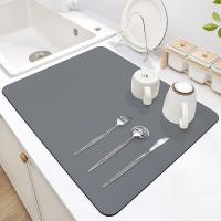 China Polyester Fiber Non Slip Kitchen Mats for Easy Cleaning and Drainage of Coffee Machines for sale