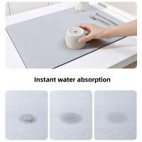 China Polyester Fiber Non Slip Kitchen Mats for Easy Cleaning and Drainage of Coffee Machines for sale