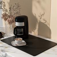 China Polyester Fiber Non Slip Kitchen Mats for Easy Cleaning and Drainage of Coffee Machines for sale
