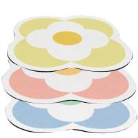 China Non Slip Drain Pad Dish Placemat Custom Pink Table Decoration Placemat for Kitchen for sale