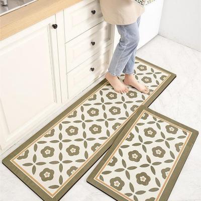 China 45*75cm/45*150cm Kitchen Mat for Aisle Strong Absorbent and Dirt-resistant Material for sale