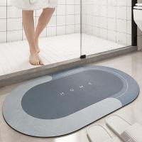China CLASSIC Design Style Super Absorbent Bath Rug Multipurpose Bathroom Rug Non Slip Print Bath Mat for sale