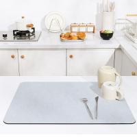 China Reusable Heat Resistant Kitchen Dish Drying Mat for Table Decoration Accessories for sale