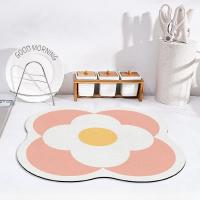 China Stocked 35*35cm Waterproof Anti-Slip Draining Mats for Home and Hotel Kitchen for sale
