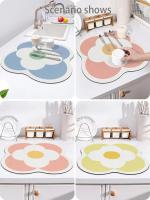 China Stocked 35*35cm Waterproof Anti-Slip Draining Mats for Home and Hotel Kitchen for sale