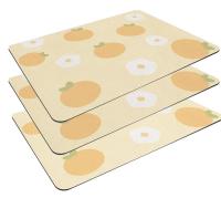 China Kitchen Absorbent Mat for Dustproof and Mould Proof Function in Custom Rectangle Shape for sale
