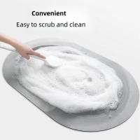 China Home Bathroom Rug Printing Super Absorbent Bath Mat Quick Drying Toilet Door Non-Slip Mat for sale