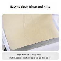 China Non Slip Water Resistant Blue Rectangle Polyester Kitchen Counter Top Mats for Benefit for sale