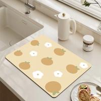 China Southwestern Design Style Custom Polyester Dish Matting for Easy Cleaning and Quick Drying for sale