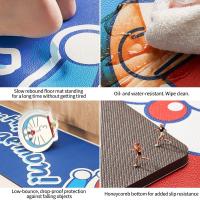 China Non-Slip Protection for Kitchenware Custom Polyester Fibre Cartoon Soft Kitchen Rug for sale