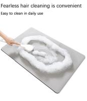 China Foldable Water Absorbent Easy Clean Mat for Floor Modern Style Diatomaceous Earth Bath Mat for sale