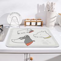 China 30*40cm/40*50cm Kitchen Drying Mat for Stone Countertops Customizable and Durable for sale