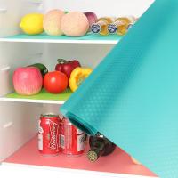 China Blue Non-Adhesive Refrigerator Mat for Sustainable and Multi-Functional Kitchen Shelf for sale