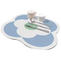 China Table Decoration Accessories Type Non Slip Dish Drying Mat for Kitchen Counter Drainage for sale