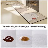 China Custom Cartoon Animal Kitchen Waterproof Anti-oil Mat for Scrubbing and Fatigue Relief for sale