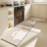 China Custom Cartoon Animal Kitchen Waterproof Anti-oil Mat for Scrubbing and Fatigue Relief for sale