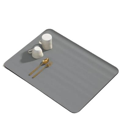 China Non-Slip Washable Dustrproof Flower Design Kitchen Counter Mats with Customized Logo for sale
