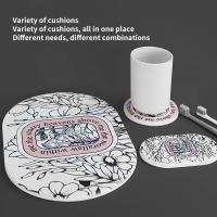 China Modern Natural Diatom Mud Bath Mat Drying Mat Water Absorbing Fiber Diatomite Soap Mat for sale