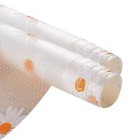 China Washable EVA Kitchen Cabinet Drawer Tool Shelf Liner with Small Chrysanthemum Pattern for sale
