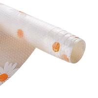 China Washable EVA Kitchen Cabinet Drawer Tool Shelf Liner with Small Chrysanthemum Pattern for sale