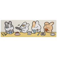 China Rubber Nordic Style Printed Kitchen Mat for Living Room Carpet Bedroom Rug Home Decor for sale