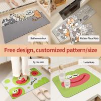 China Rubber Nordic Style Printed Kitchen Mat for Living Room Carpet Bedroom Rug Home Decor for sale
