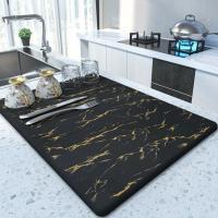 China Home Hotel Restaurant Non-Slip Diatomaceous Earth Placemat for Fast Dry Table Mat for sale