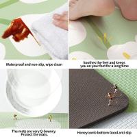 China Non Slip Kitchen Mats for Floor Waterproof Stains and Grease Medium Thickness 0.4 0.6in for sale