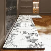 China Non Slip Kitchen Mats for Floor Waterproof Stains and Grease Medium Thickness 0.4 0.6in for sale