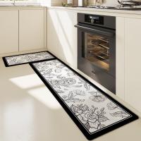 China Non Slip Kitchen Mats for Floor Waterproof Stains and Grease Medium Thickness 0.4 0.6in for sale