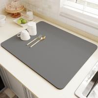 China Customizable Southwestern Design Style Diatomite Dish Drying Mat for Kitchen Counter for sale