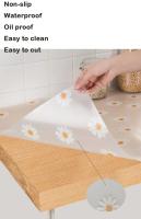 China Durable Kitchen Cabinet Liner Fridge Liners and Mats with Small Chrysanthemum Pattern for sale