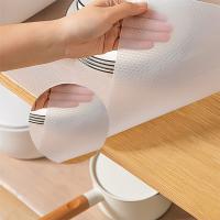 China Rectangle Home and Kitchen Cabinets Shelf Liner Washable 6 PCS EVA Under Refrigerator Mat for sale