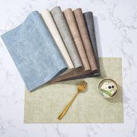 China Xin Hui Kitchen or Dining Table Mat Place Mat with Printing Pattern in Grey and Black for sale