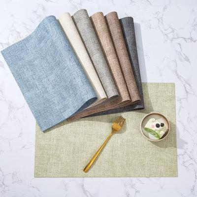 China Xin Hui Kitchen or Dining Table Mat Place Mat with Printing Pattern in Grey and Black for sale