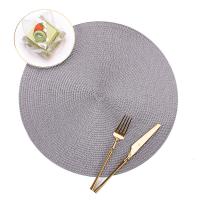 China Waterproof Washable Non Slip Mat for Transitional Design Style Placemats in Round Shape for sale