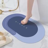 China Eco-friendly Modern Style Bathroom Absorbent Non-slip Carpet Floor Door Mat 40*60cm for sale