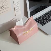 China Retro Car Design Leather Square Tissue Box Holder for Reusable Toilet Paper and Decor for sale