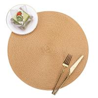 China Create a Luxurious Dining Experience with Custom Color PVC Woven Placemats Set for sale