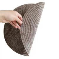 China Create a Luxurious Dining Experience with Custom Color PVC Woven Placemats Set for sale